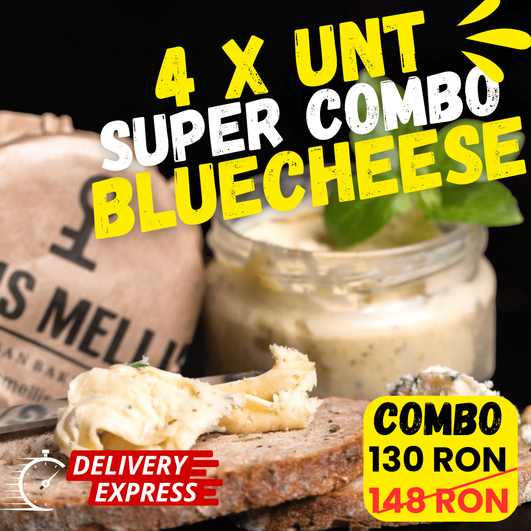 Combo 4 Unt Blue Cheese și Nucă 720g | Pachet | Mons Mellis – Mons Mellis